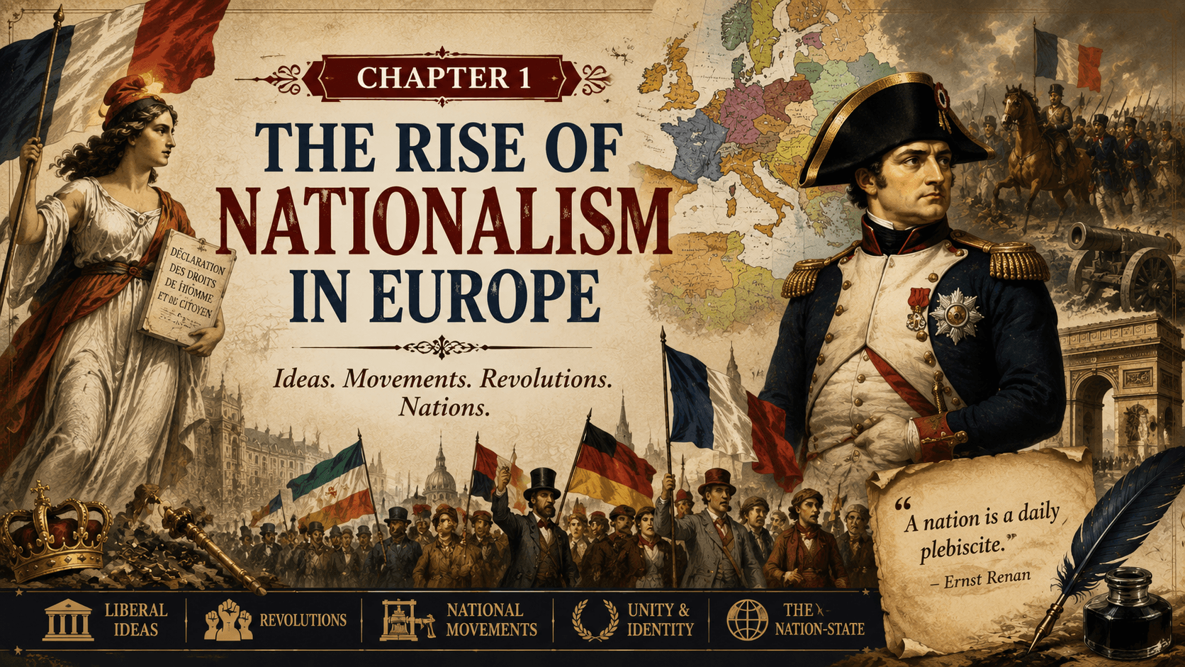 Rise of Nationalism in Europe Class 10 Notes