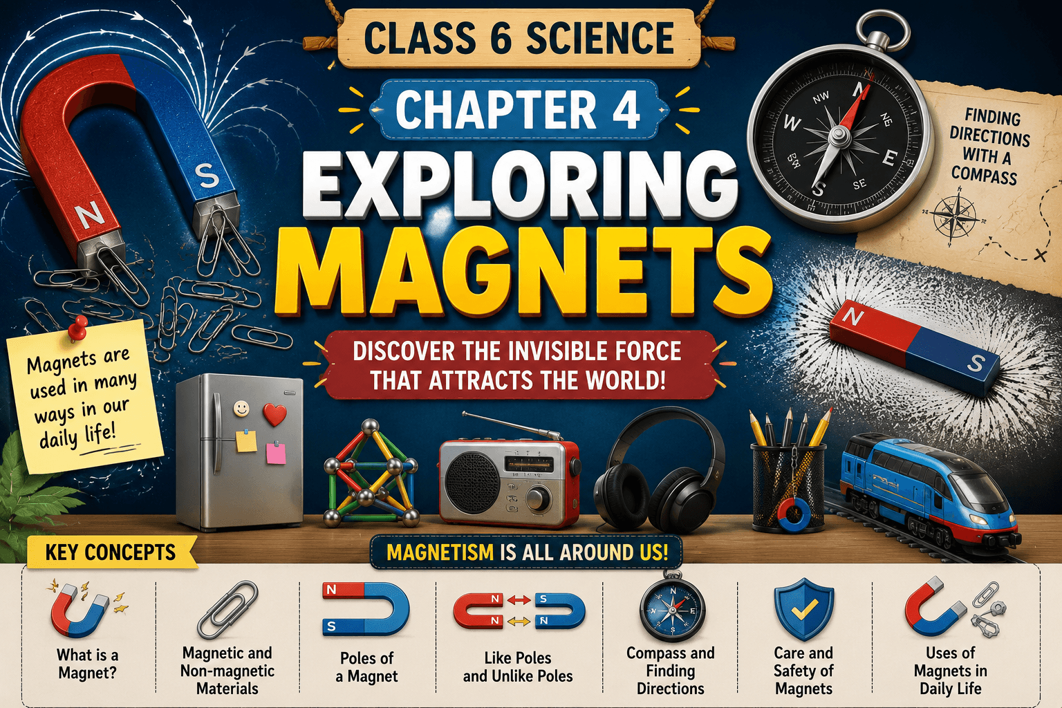 Exploring Magnets Class 6 Worksheet